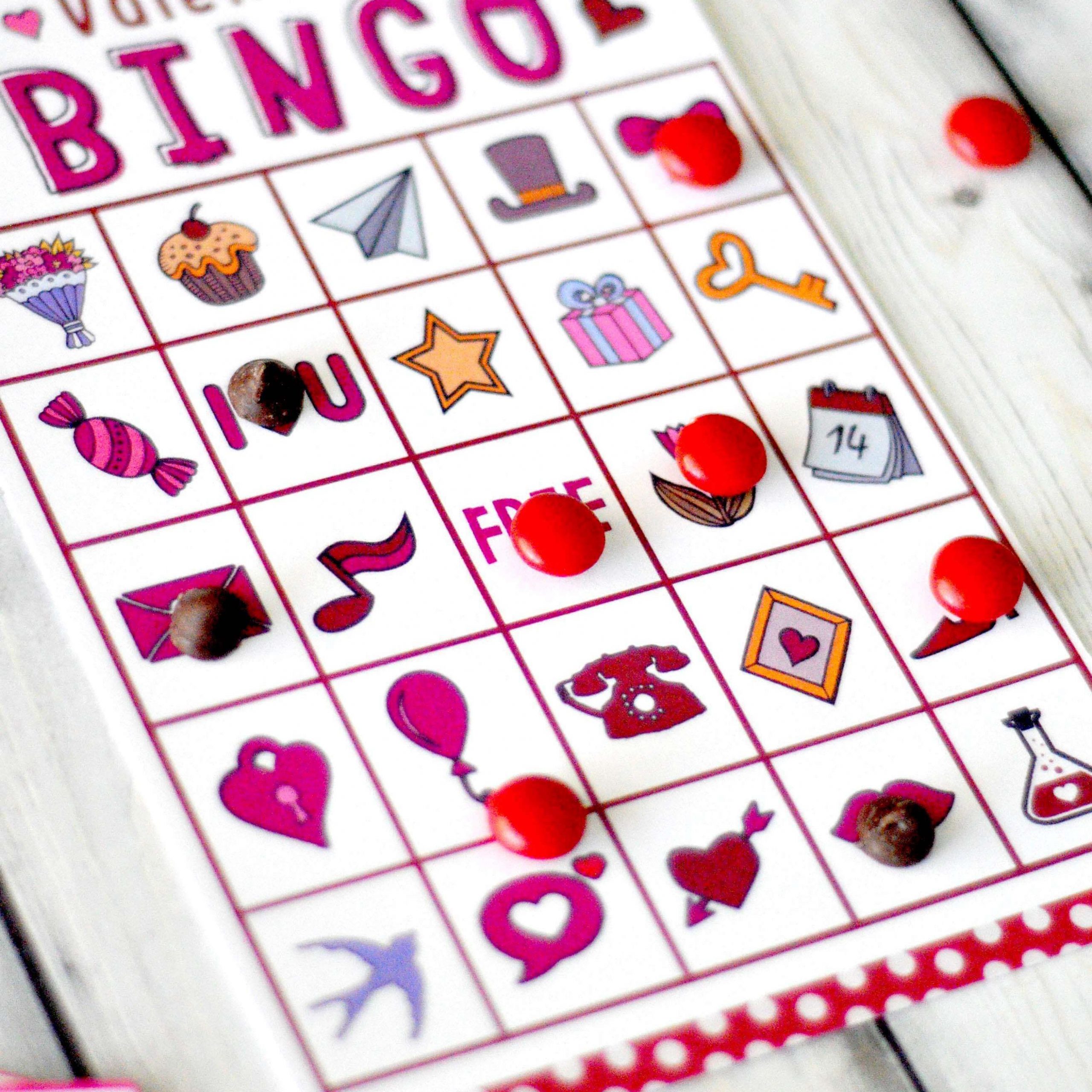 Free Blank Printable Valentine Bingo Cards For Large Groups Printable 